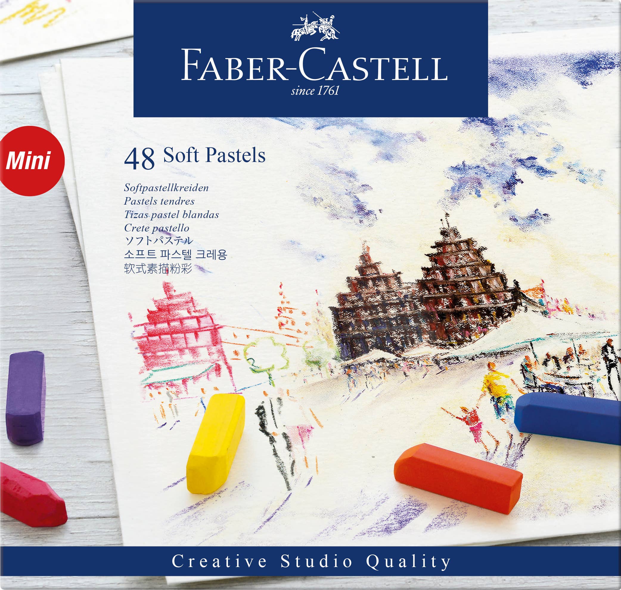 Soft Pastel Half Length Sticks, Box of 48 – Artcade Keene